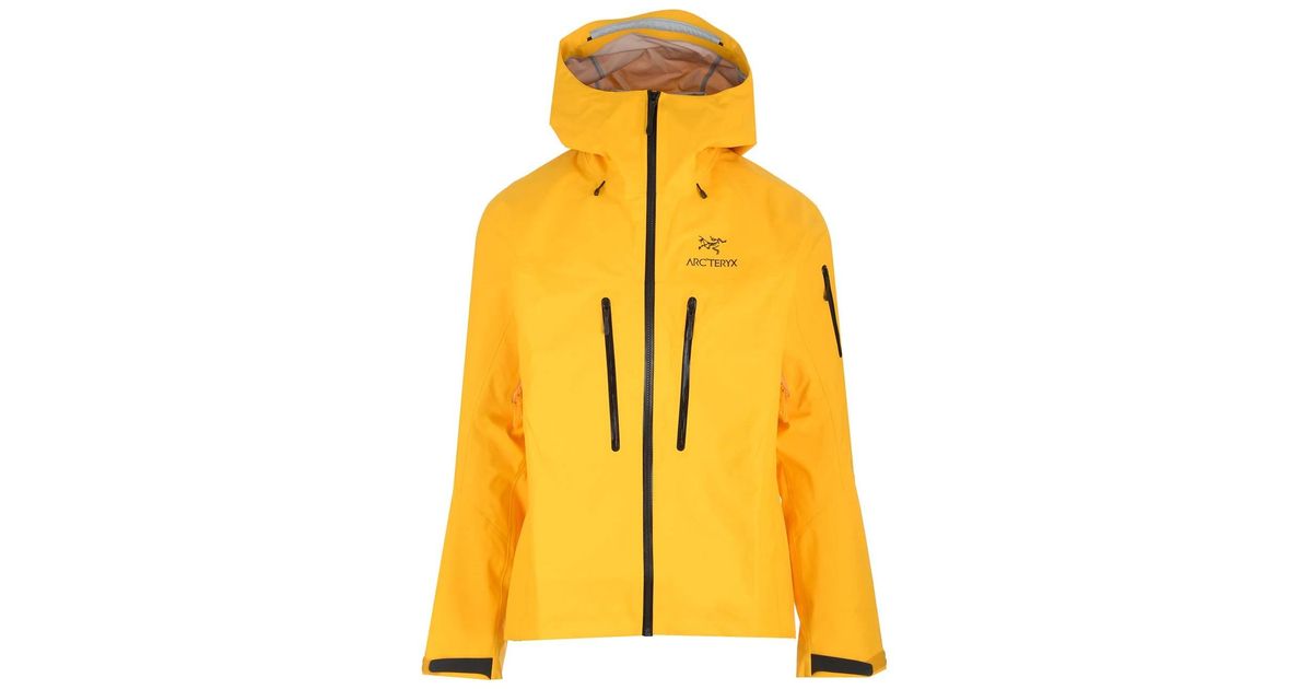 Arc'teryx Alpha Sv Jacket in Yellow for Men | Lyst