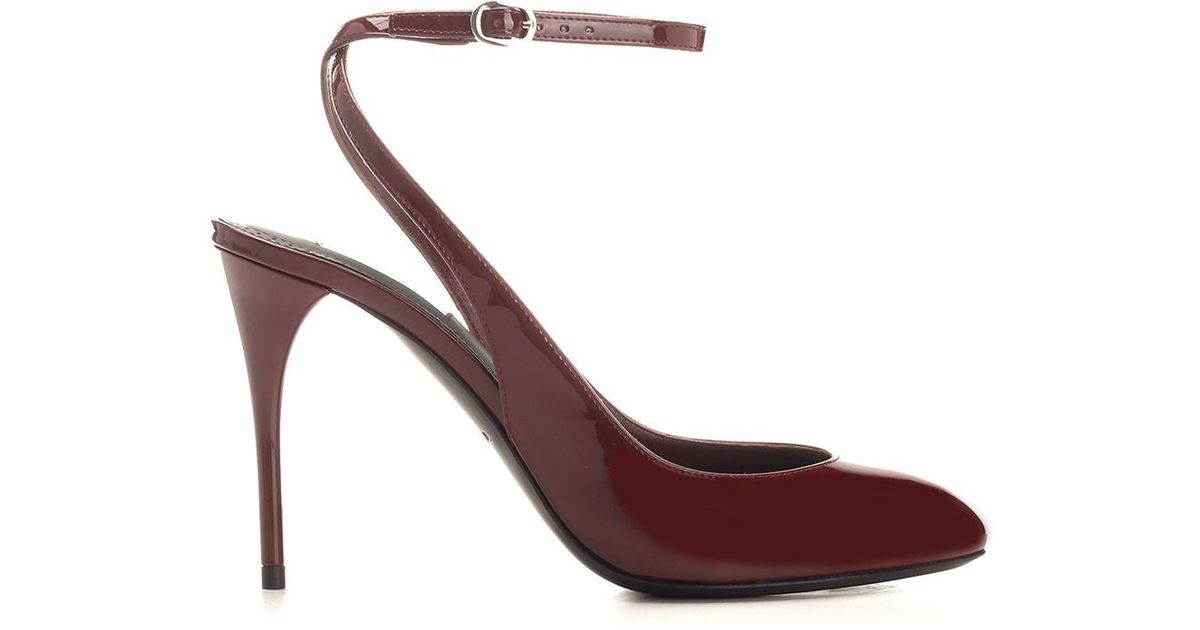 Alaïa Rounded Toe Sling Back in White | Lyst