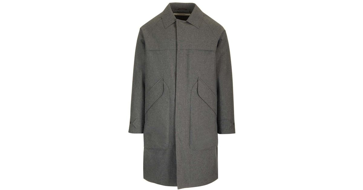 ADHOCONCEPT Work Trench in Gray for Men | Lyst