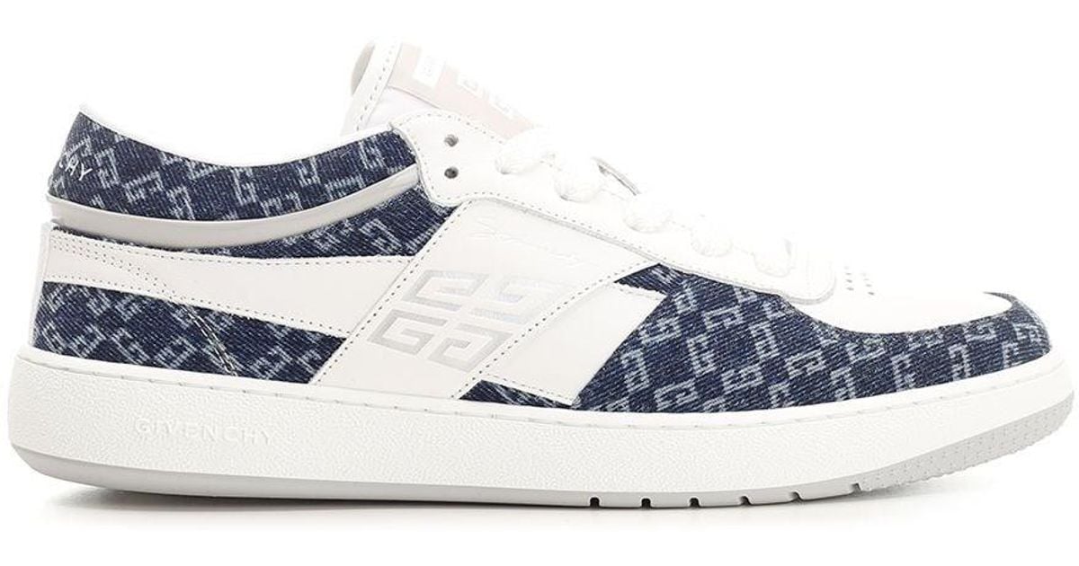 Givenchy "g Move" Sneaker In Monogram 72 Denim in White | Lyst
