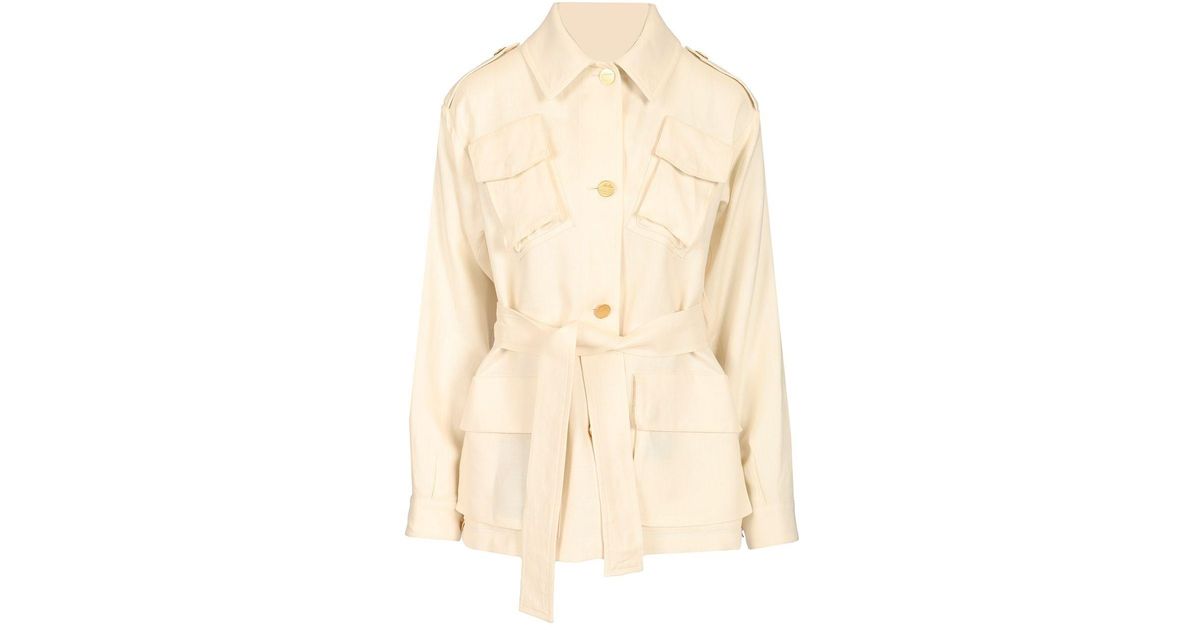 Sealup Sahara Jacket In Parachute Canvas in Natural | Lyst