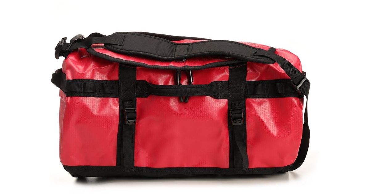 The North Face Small Duffel "base Camp in Red for Men | Lyst