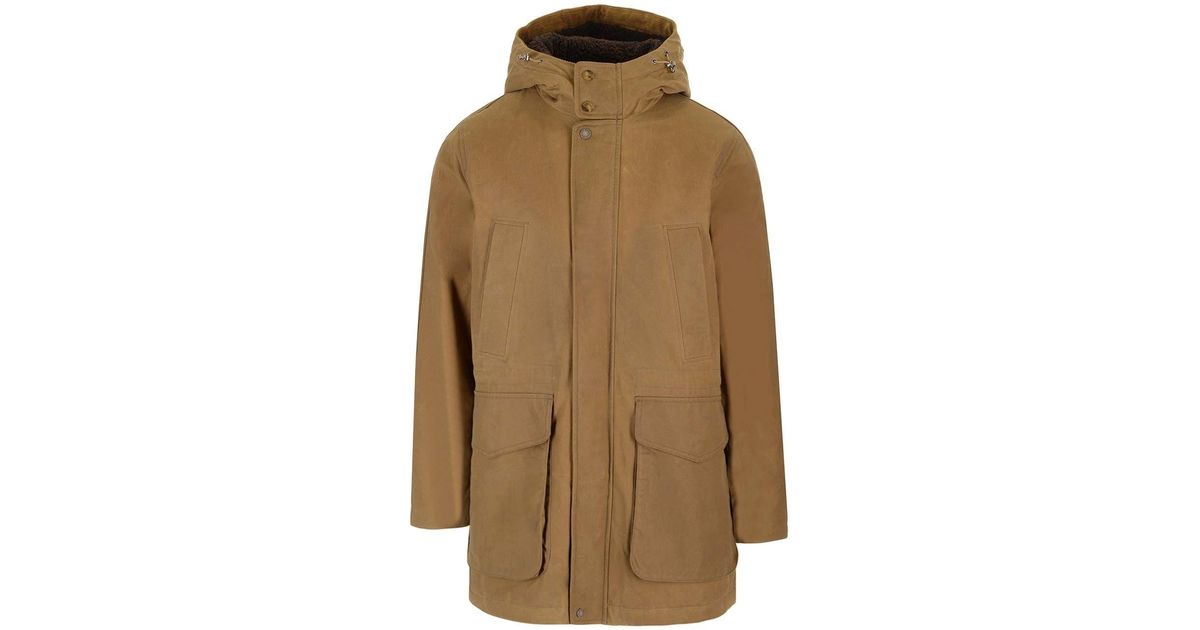 Baracuta Parka Shooting Field in Brown for Men | Lyst