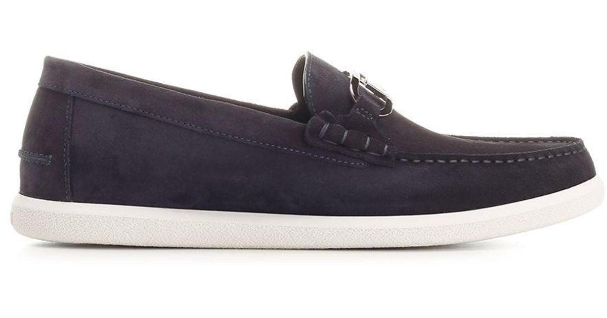 Fendi "o'lock Light" Loafer in Blue | Lyst