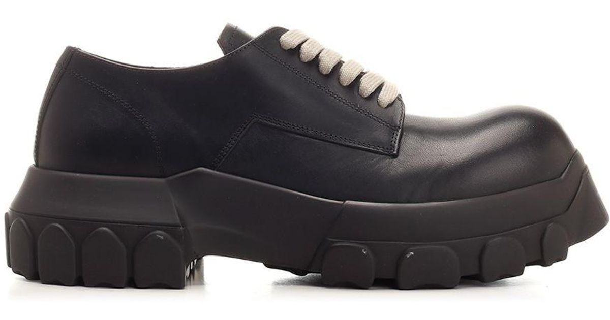 Rick Owens "bozo Tractor" Shoes in Black | Lyst