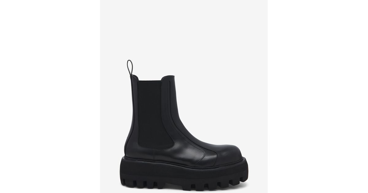 McQueen Sofa Chelsea Boot in Black for Men | Lyst