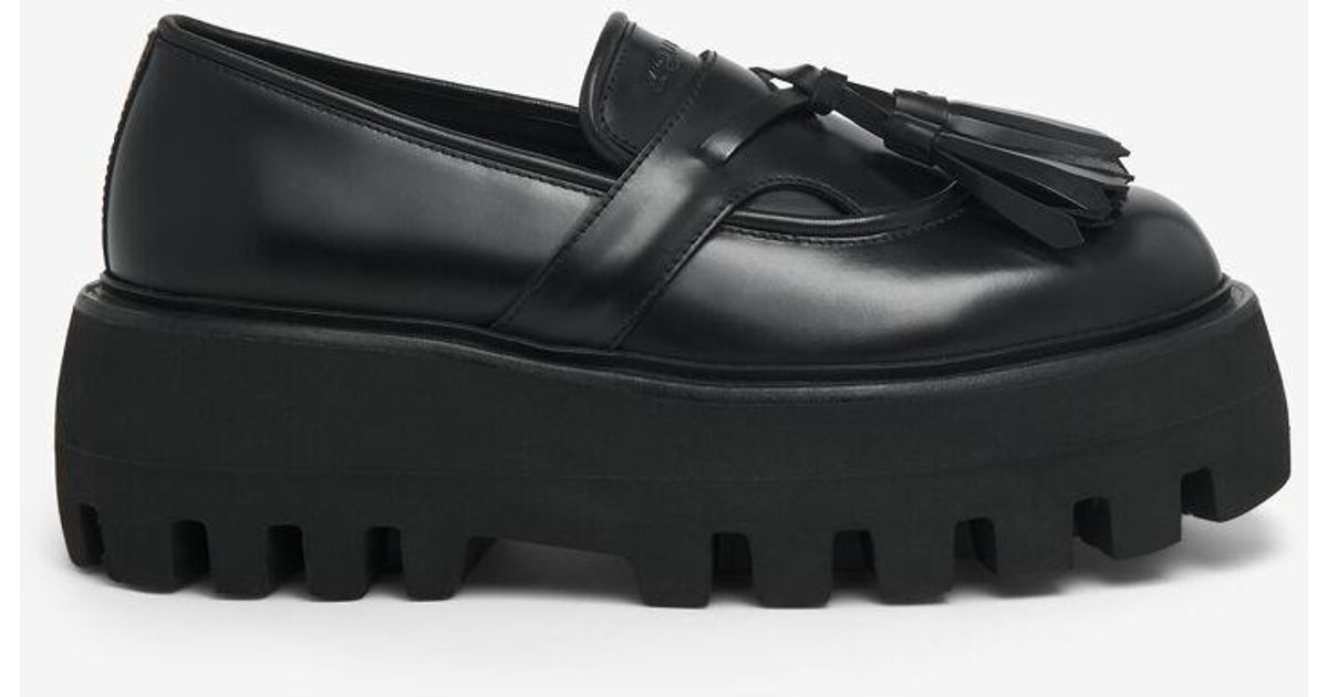 McQueen Sofa Loafer in Black | Lyst Australia