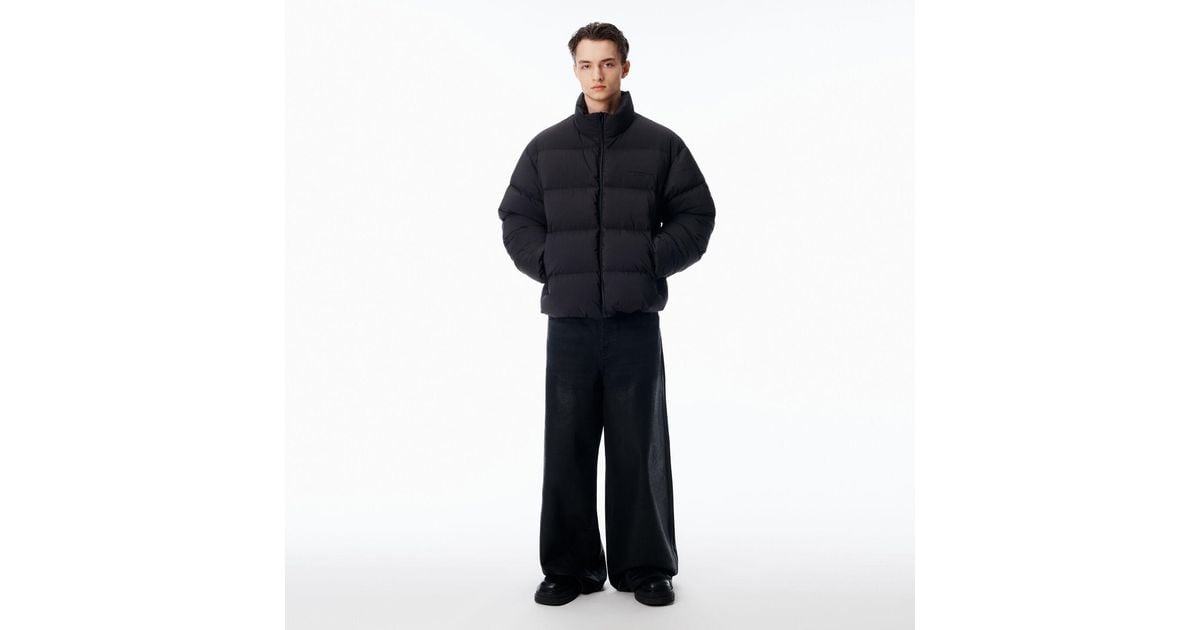 Alexander Wang Channel Puffer in Black for Men | Lyst UK