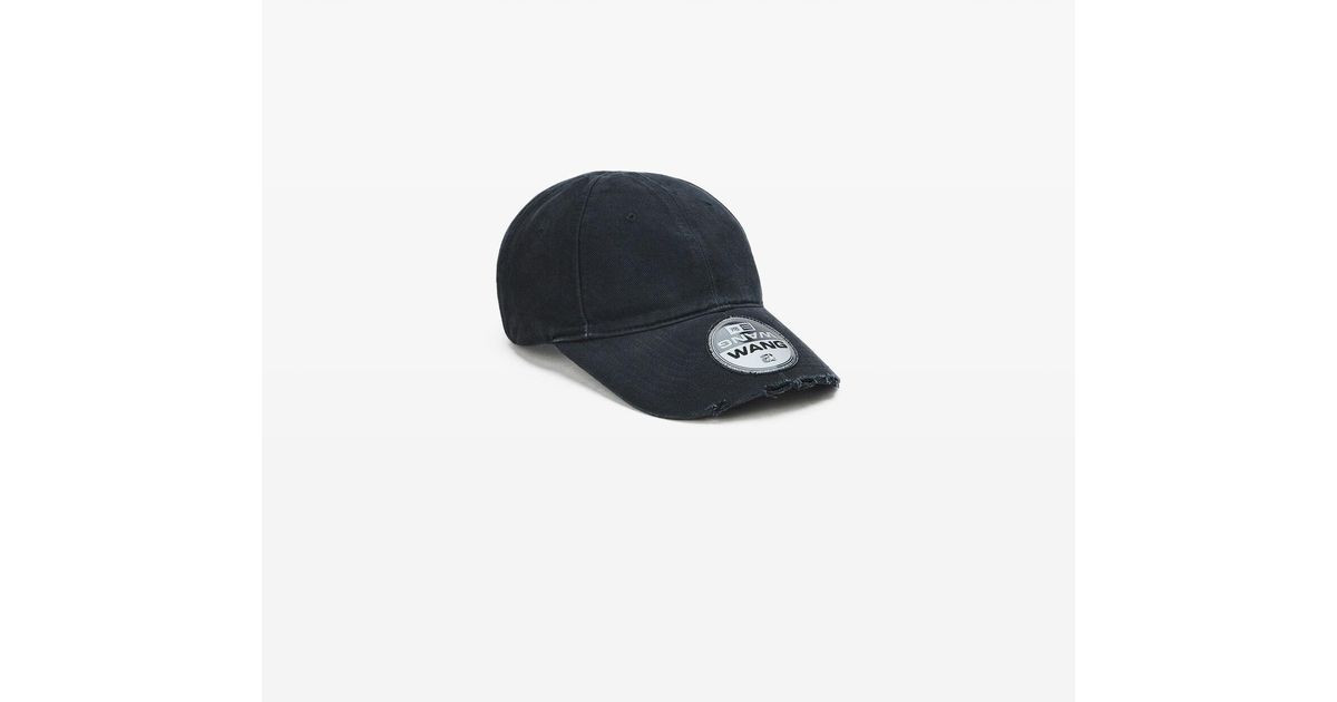 Alexander Wang Logo Sticker Cap in Blue | Lyst UK