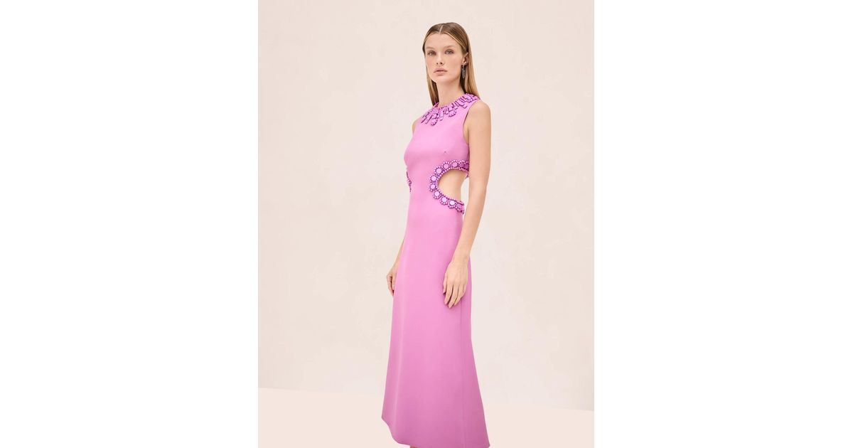Alexis Leda Dress in Pink | Lyst