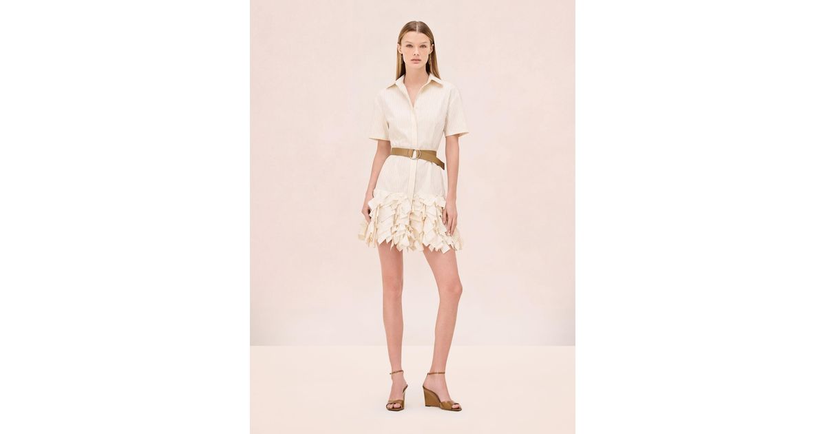 Alexis Ema Dress in Natural | Lyst