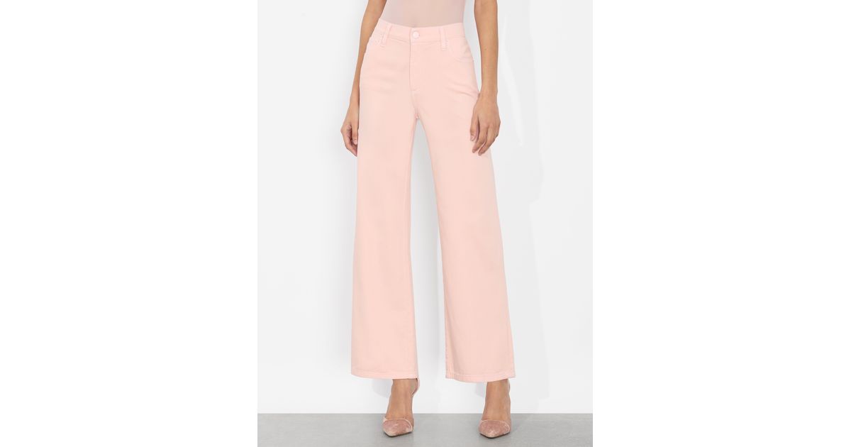 Alice + Olivia Weezy Crop Jean in Pink | Lyst