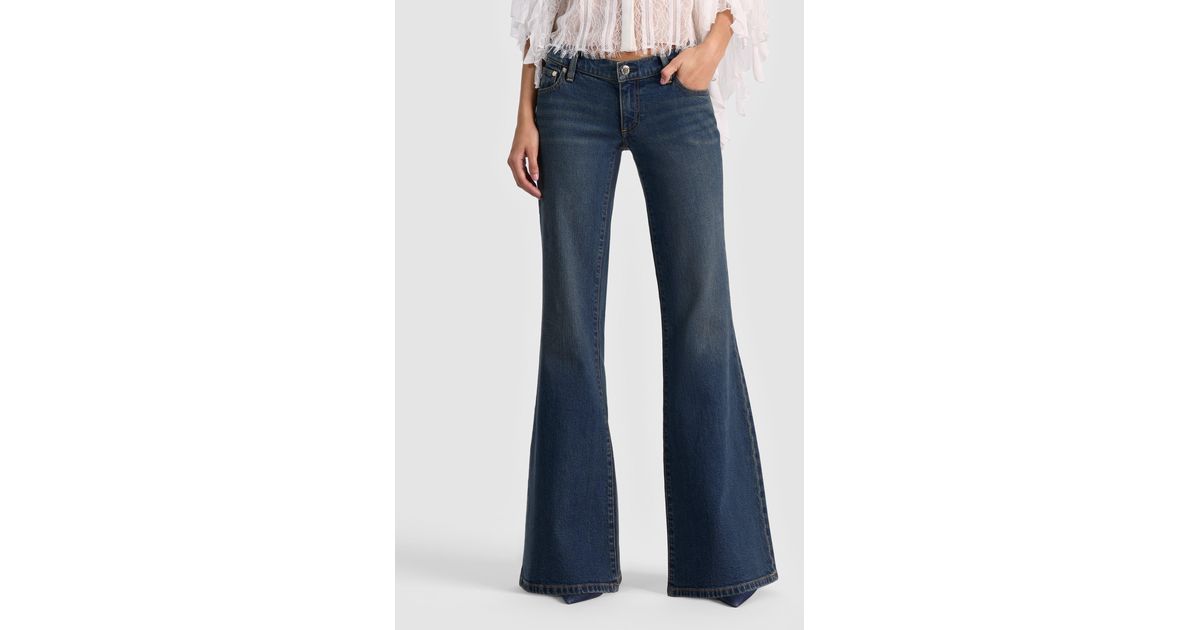 Alice + Olivia Emryn Jean in Blue | Lyst