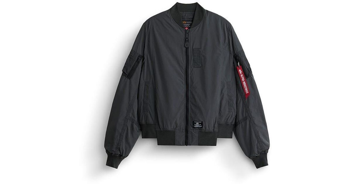 Alpha Industries L-2b Paratrooper Flight Jacket in Black for Men | Lyst