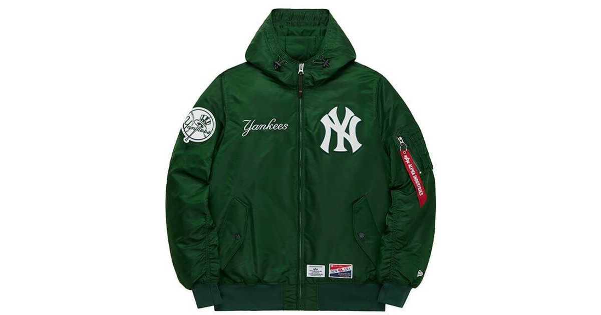 Alpha Industries New York Yankees X Alpha X New Era L-2b Bomber Jacket ...