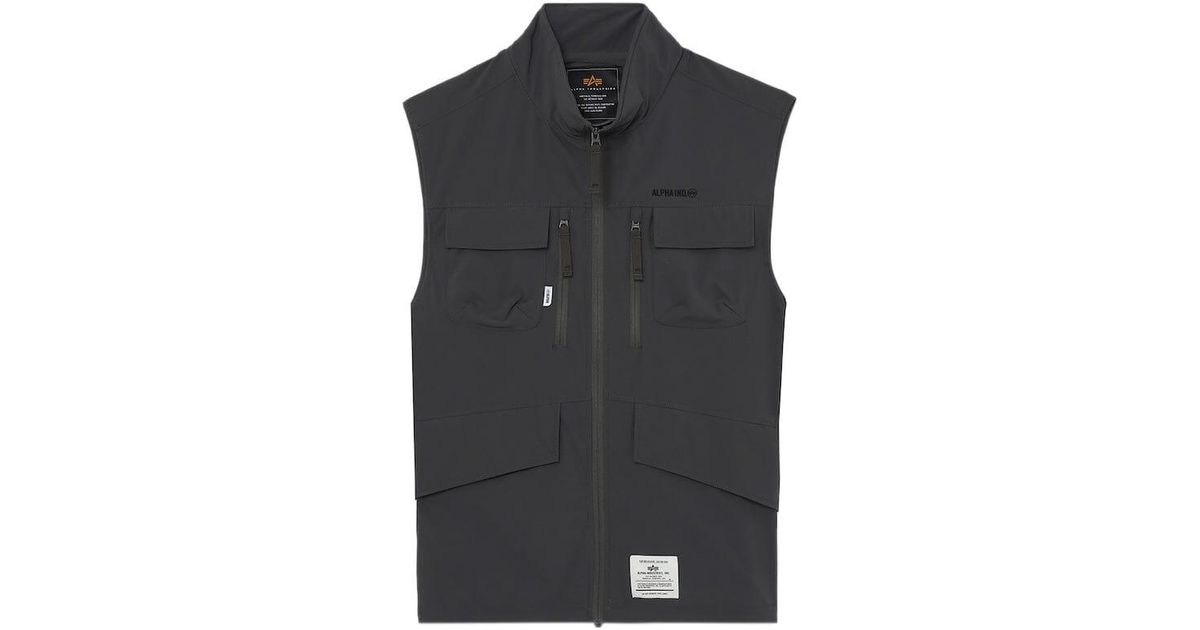 Alpha Industries Unfrm Nylon Tactical Vest in Black for Men | Lyst