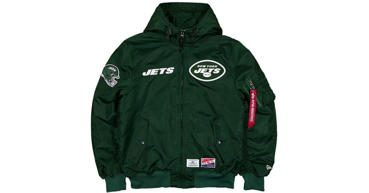 Alpha Industries New York Jets X Alpha X New Era L-2b Bomber Jacket in ...