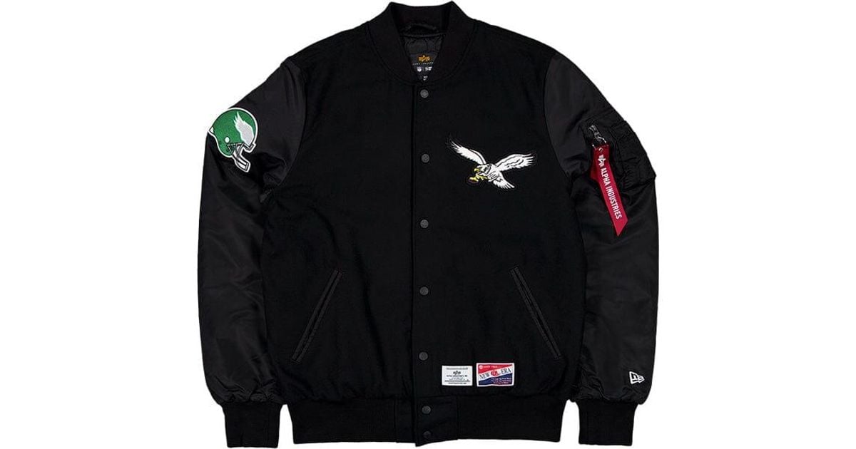 Alpha Industries Philadelphia Eagles X Alpha X New Era Ma-1 Bomber ...