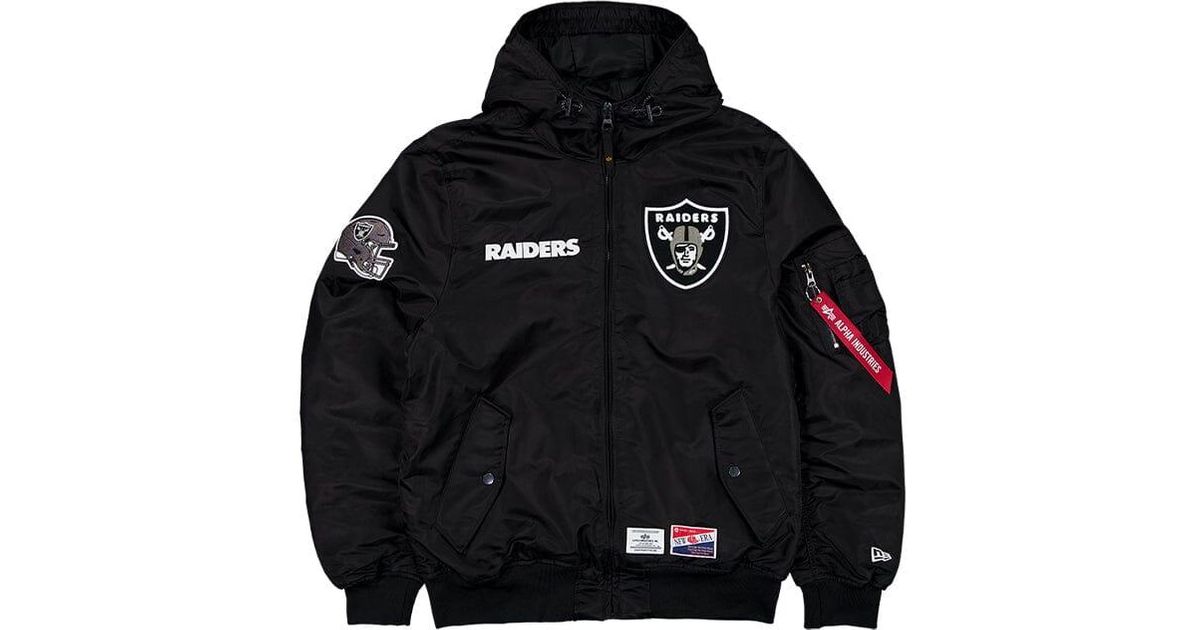 Alpha Industries Las Vegas Raiders X Alpha X New Era L-2b Bomber Jacket ...