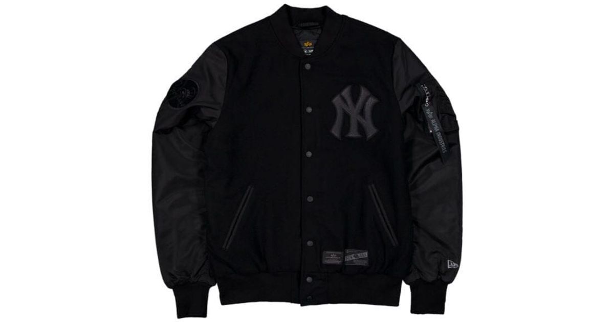 Alpha Industries New York Yankees X Alpha X New Era Wool Varsity Ma-1 ...