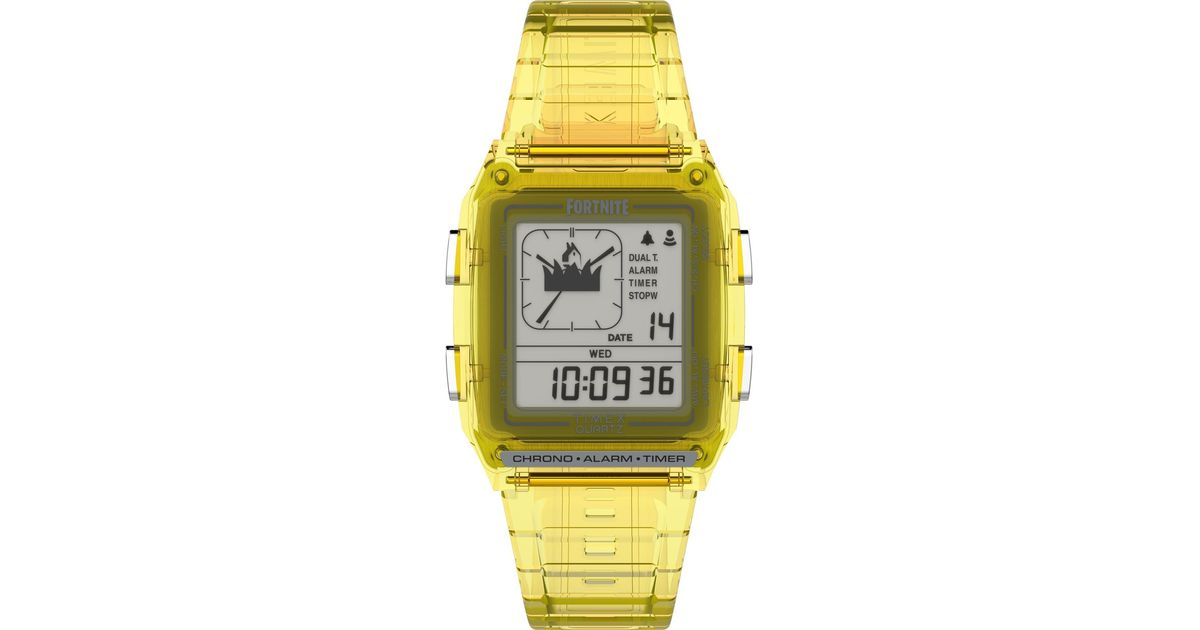 Timex Yellow Strap Digital Dial Yellow for Men | Lyst