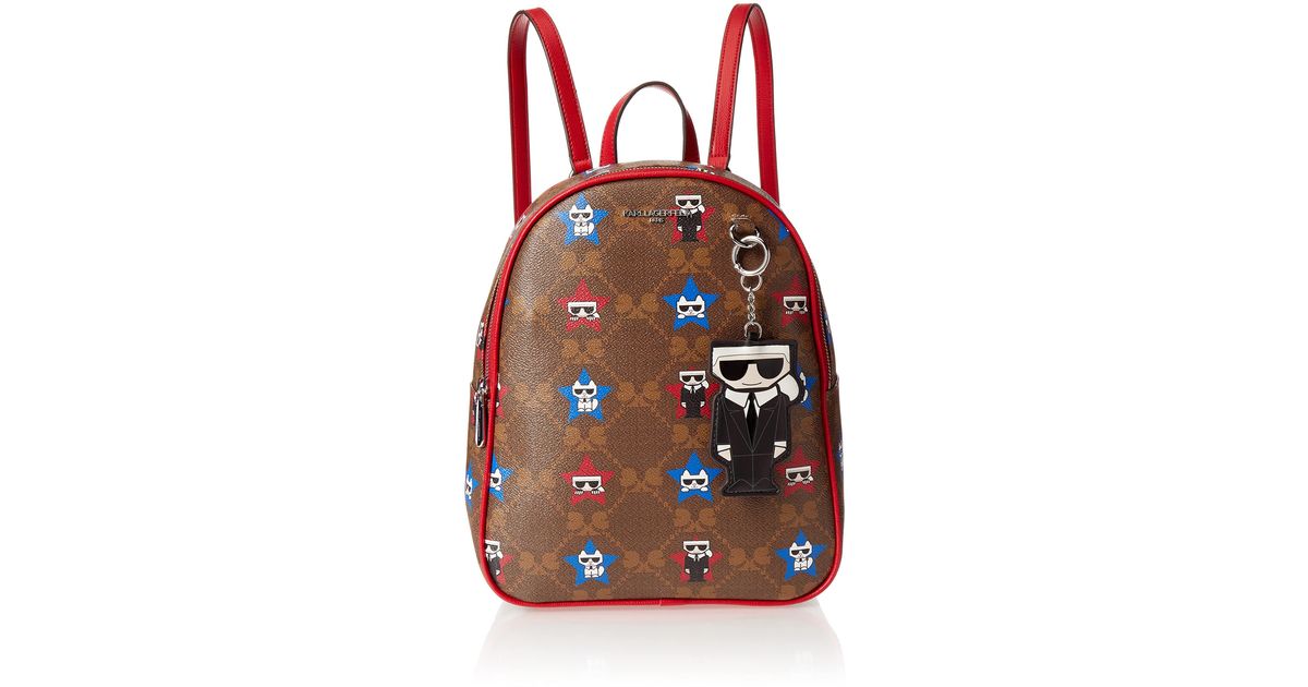 Karl Lagerfeld Paris Adele Backpack in Red | Lyst