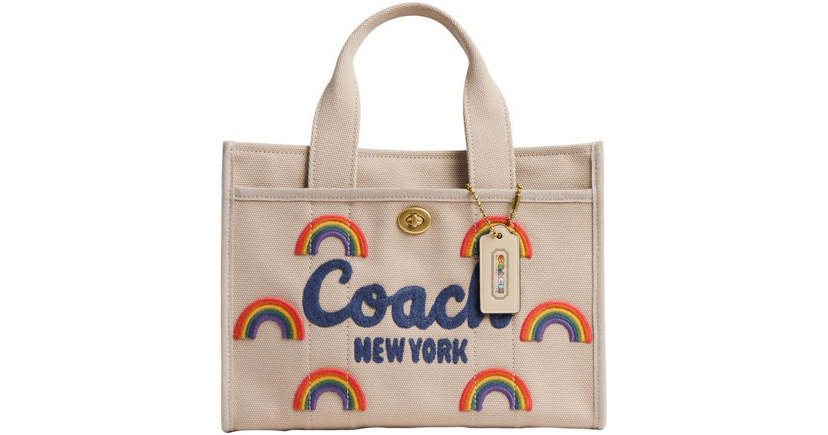 COACH Rainbow Cargo Tote Bag 26 | Lyst