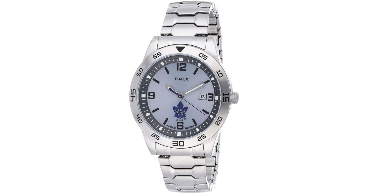 Timex Tribute Nhl Citation 42mm Watch – Toronto Maple Leafs With ...