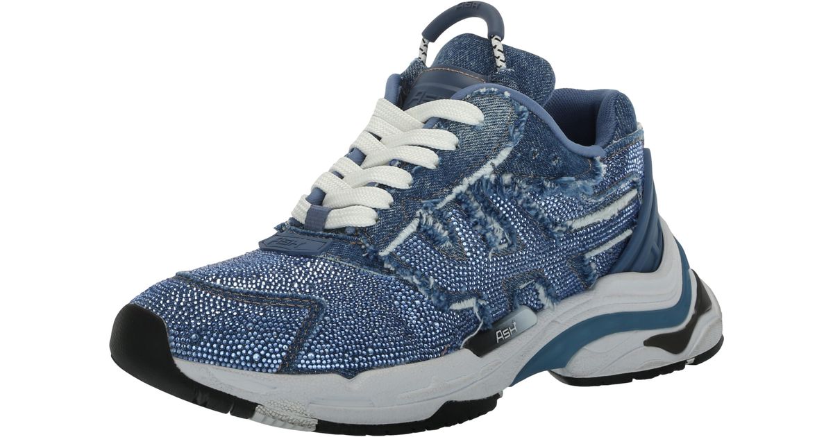 Ash Race Strass Sneaker in Blue | Lyst