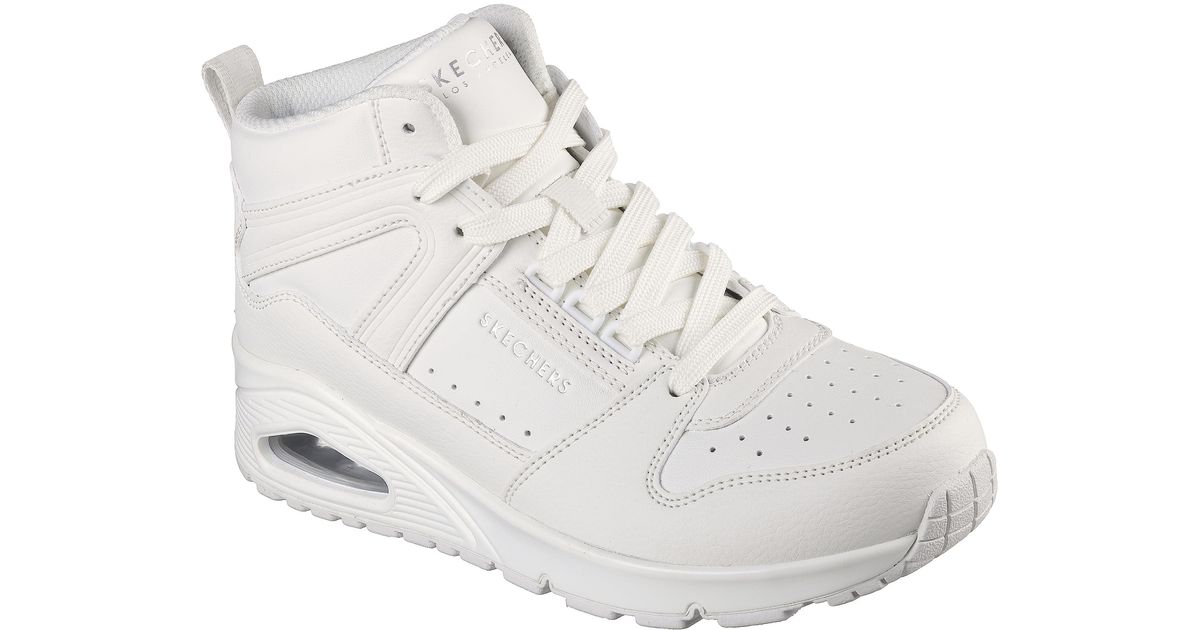Skechers Uno-high Regards Sneaker in White | Lyst