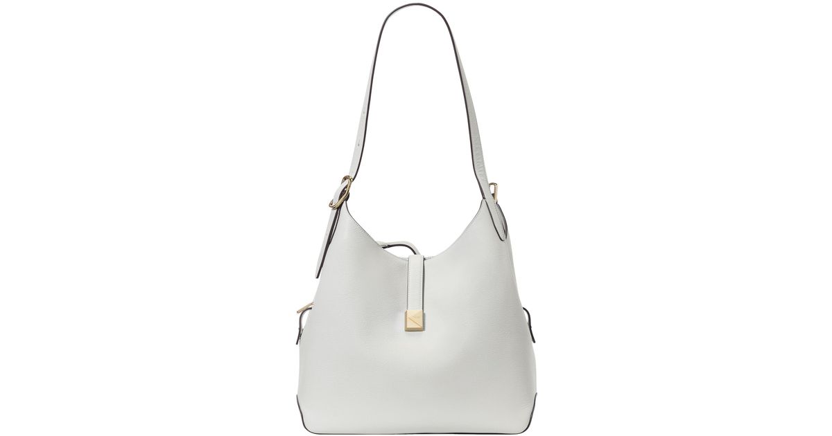 Kate Spade Deco Pebbled Leather Large Shoulder Bag | Lyst