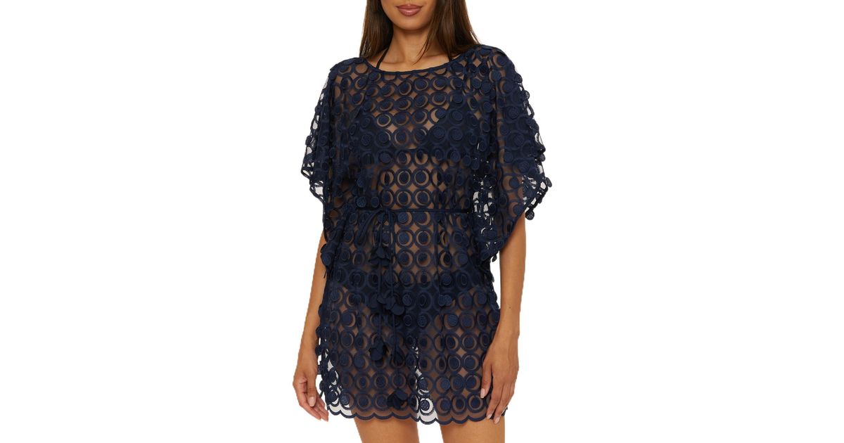 Trina Turk Standard Poolside Bubbly Caftan in Blue | Lyst