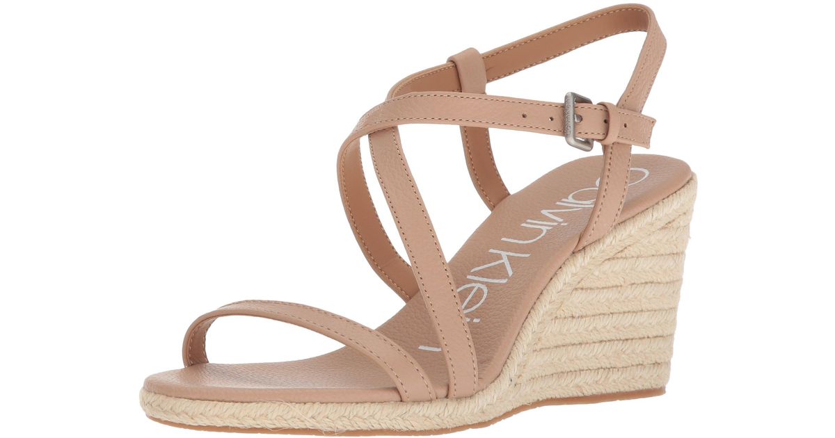 Calvin Klein Bellemine reputable Espadrille Wedge Sandal