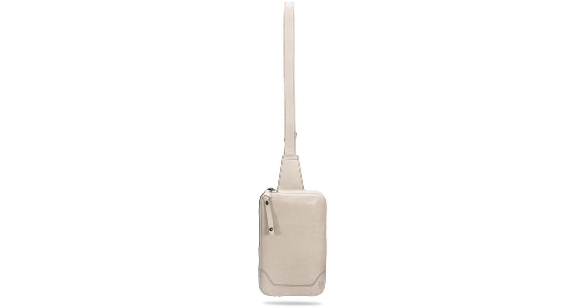 Frye Melissa Zip Sling in White | Lyst