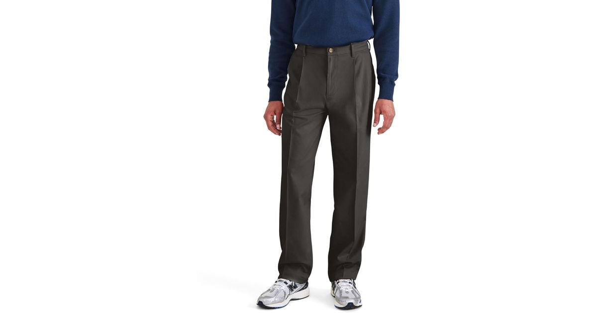 Dockers Relaxed Fit Signature Iron Free Khaki With Stain Defender Pants ...