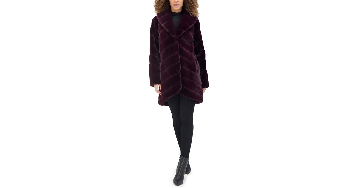 Kenneth Cole Outerwear Coat,wine,x-large in Purple | Lyst