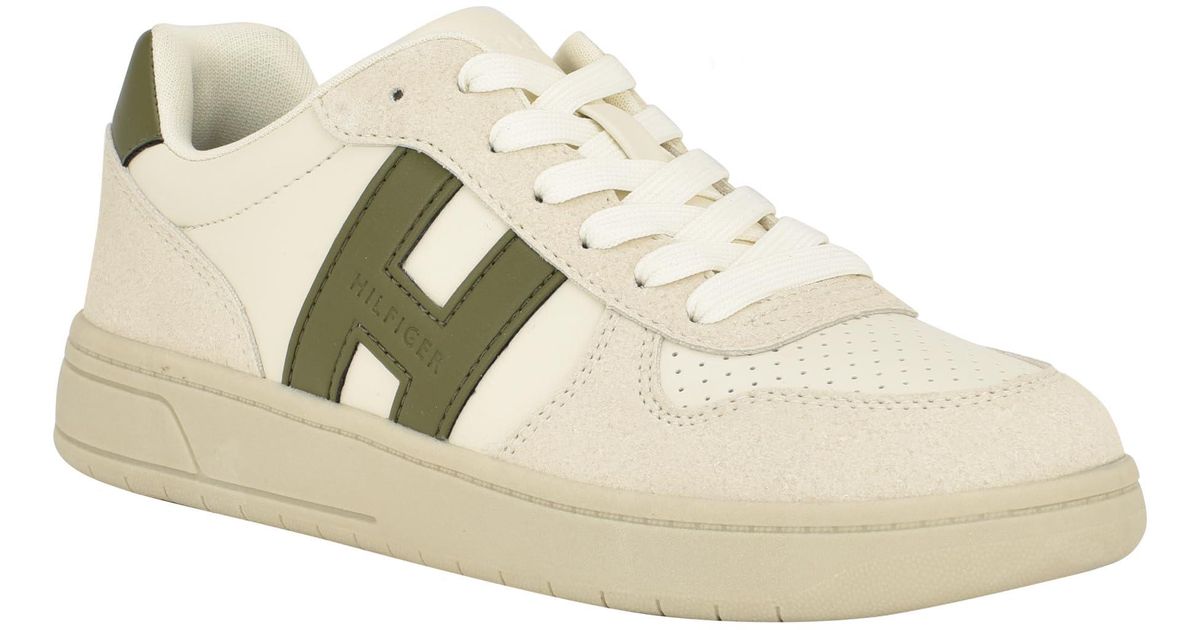Tommy Hilfiger Veniz Sneaker in Natural | Lyst