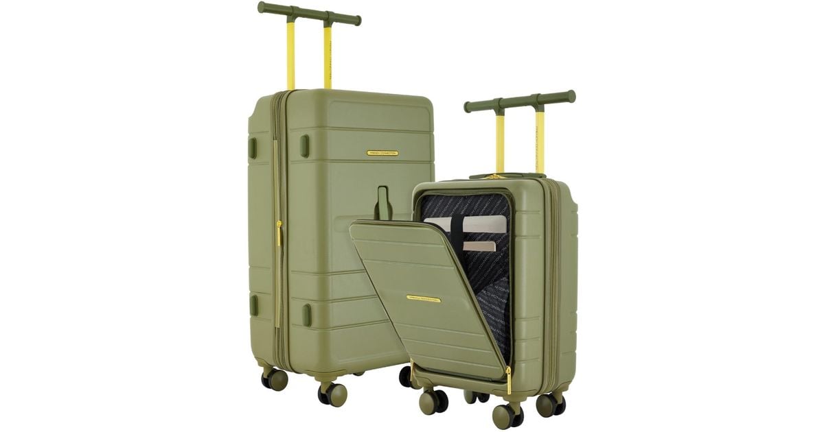 French Connection 2 Piece Trunk Luggage Set in Green | Lyst