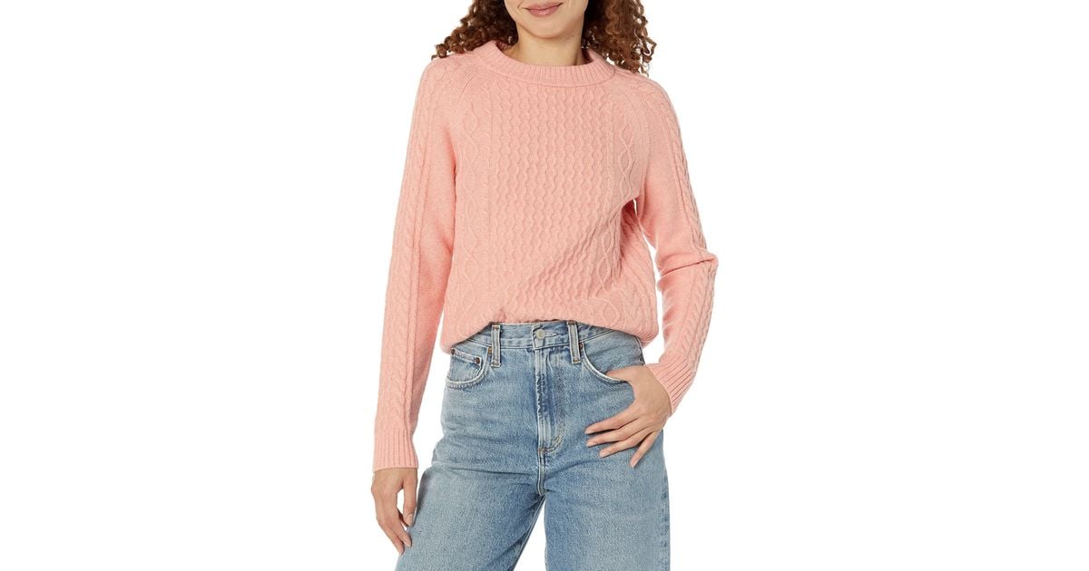 Amazon Essentials Stitch Cable Sweater in Blue | Lyst UK