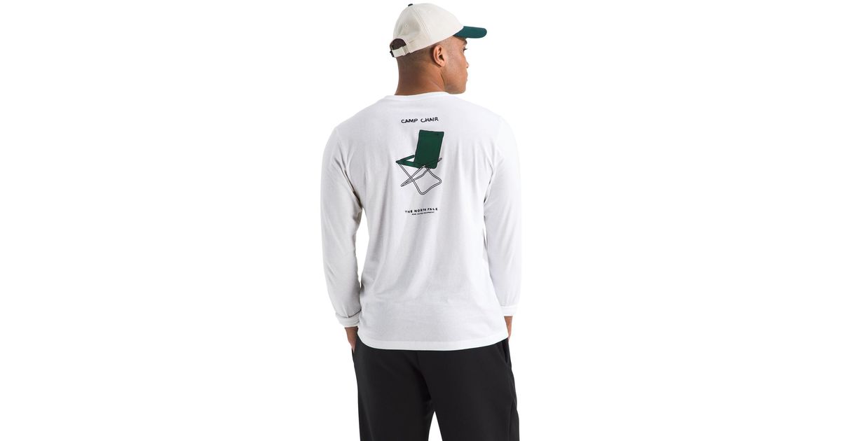 The North Face Evolution Sketch Logo Long-sleeve Tee | Cotton Shirt ...