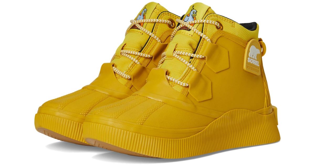 Sorel Out N Abouttm Iv Splashy Wp in Yellow | Lyst
