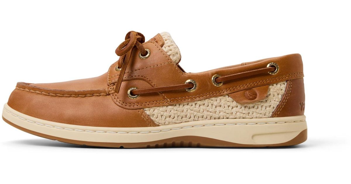 Sperry Top-Sider Bluefish 2-eye Boat Shoe in Brown | Lyst