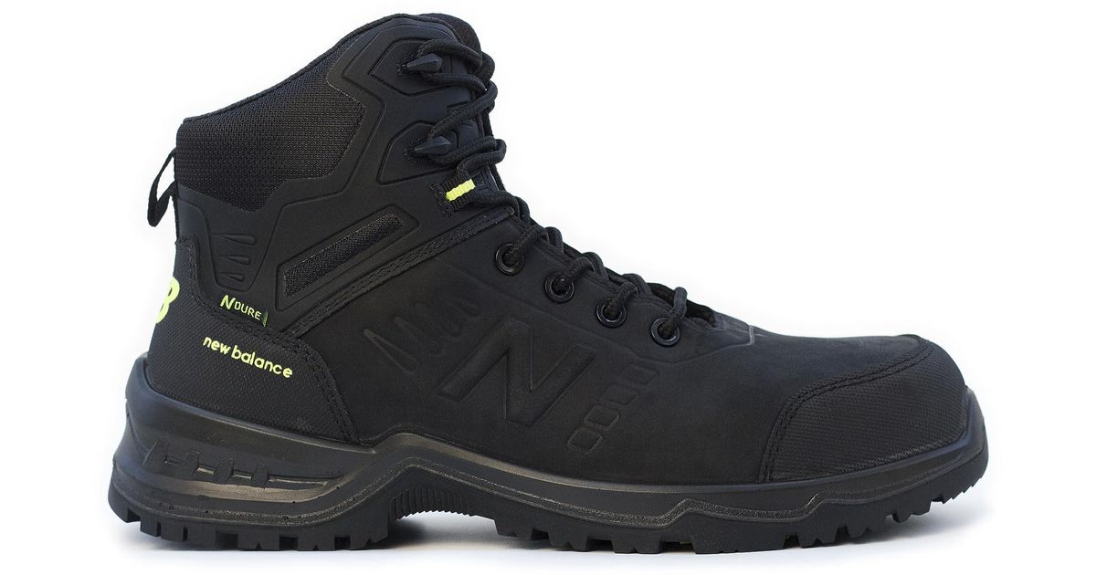 New Balance Composite Toe Contour Industrial Boot in Black for Men | Lyst