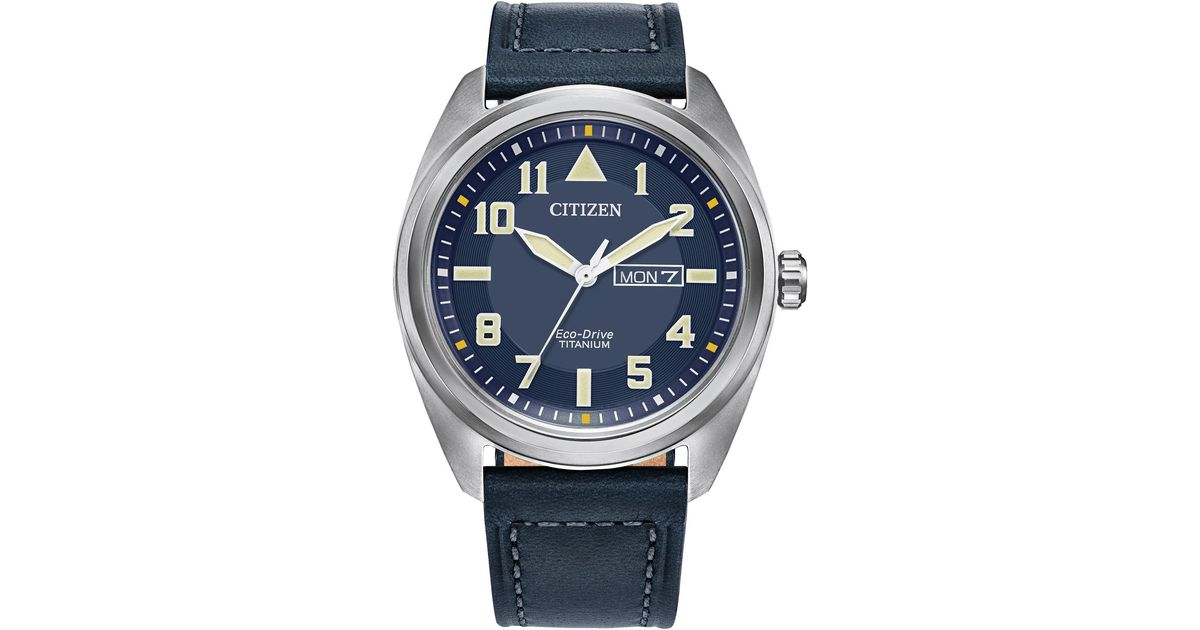 Citizen Eco-drive Weekender Garrison Field Watch In Super Titanium in ...