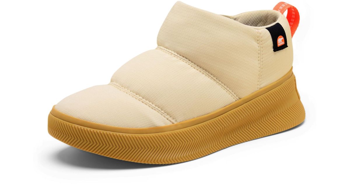 Sorel Out N About Iv Mini Puffy Insulated Slip-on Boots in White | Lyst