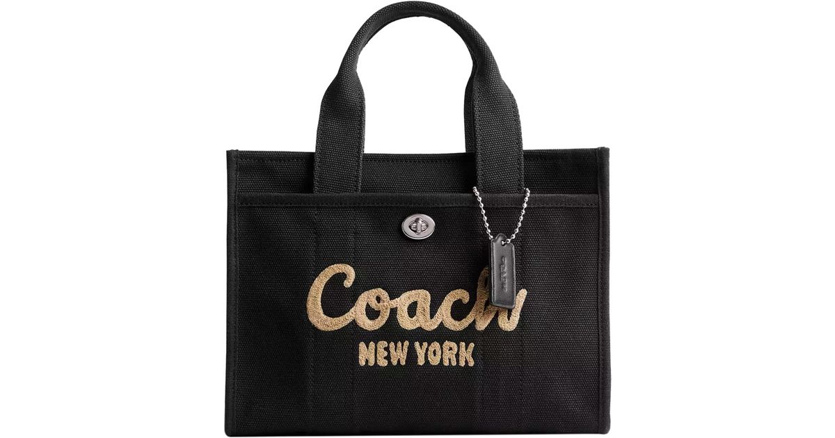 COACH Cargo Tote 26 in Black | Lyst