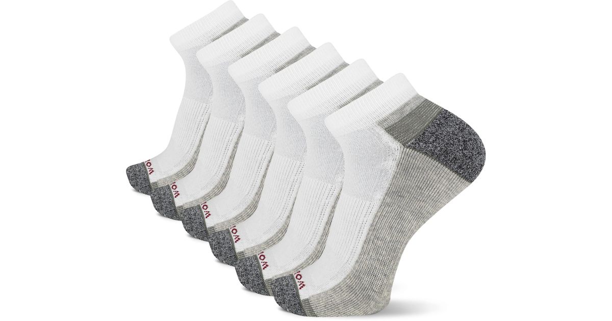 Wolverine Performance Work Low Cut Sock 6 Pair Pack in Gray for Men | Lyst