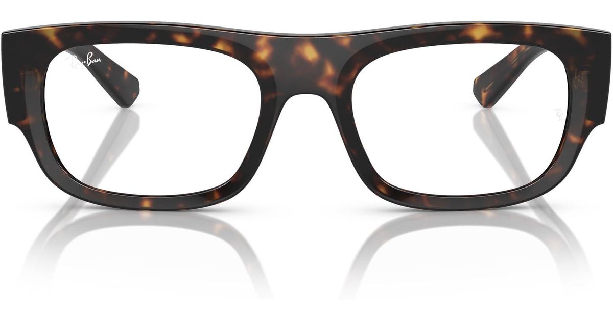 Ray-Ban Rx2210vf Low Bridge Fit Square Prescription Eyewear Frames in ...