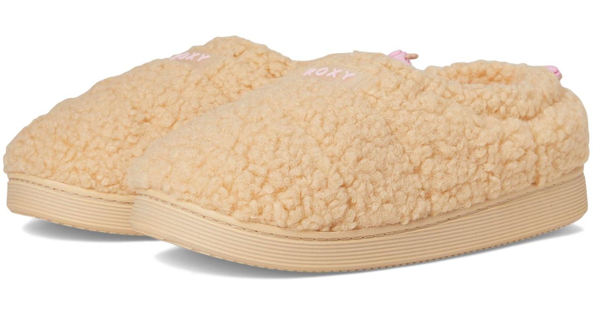 Roxy Colorado Slipper in Black | Lyst
