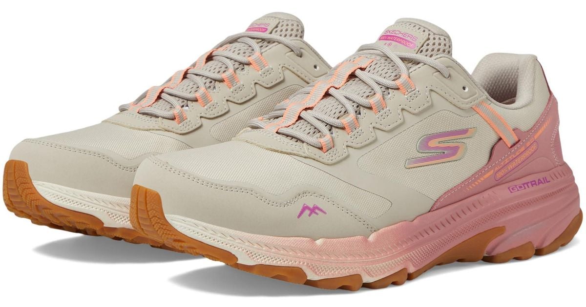 Skechers Go Run Trail Altitude 2.0 Pine Ridge Waterproof (Natural ...